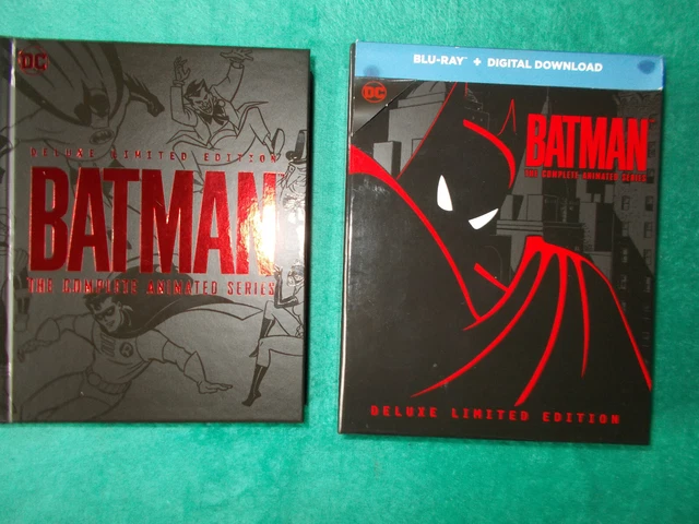 BATMAN, COMPLETE ANIMATED series , deluxe limited edition blu ray dvd ...