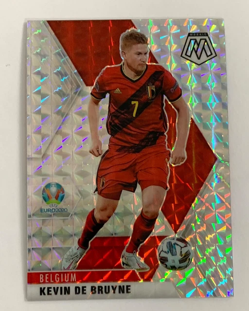 KEVIN DE BRUYNE Panini 2021 UEFA Euro Mosaic Silver Prizm Belgium #16 ...