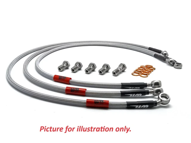 SURRON ULTRA BEE Sur Ron Wezmoto Standard Braided Brake Lines Kit 2024 ...
