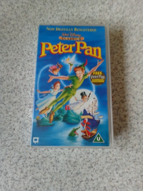 PETER PAN VHS PAL UK Video DISNEY CLASSIC HOLOGRAM 1998 £0.99 - PicClick UK