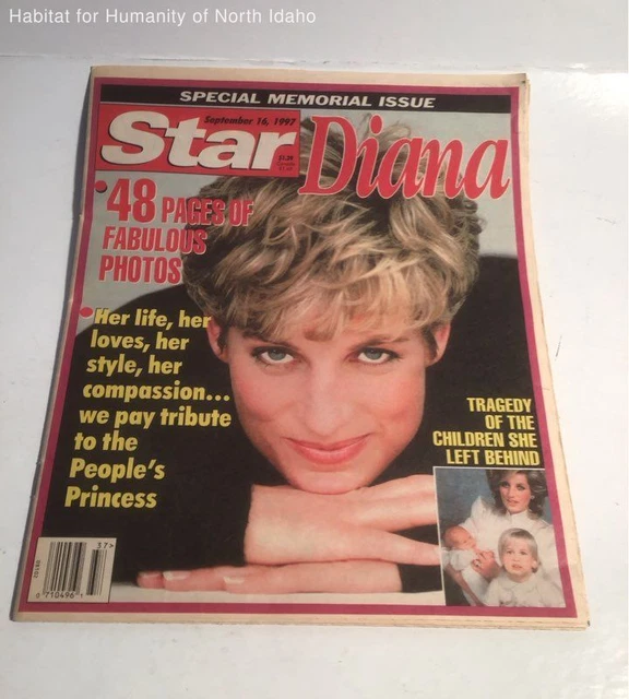 SPECIAL MEMORIAL ISSUE Diana Star Paper Collectible Magazine 1997 £0.78 ...