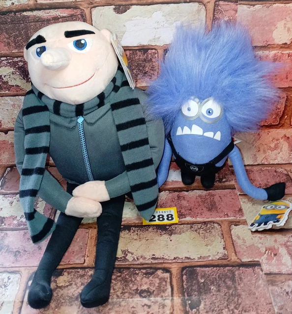 GRU DESPICABLE ME 2 & Purple Minion Cuddly Plush Soft Toy Teddy Y288 ...