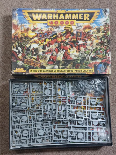 WARHAMMER 40K BOX Set Game 2nd Edition 1993 starter set complete. £329. ...