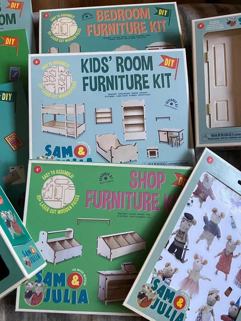 'THE MOUSE MANSION' Build and Decorate Your Own Dolls House/Furniture ...