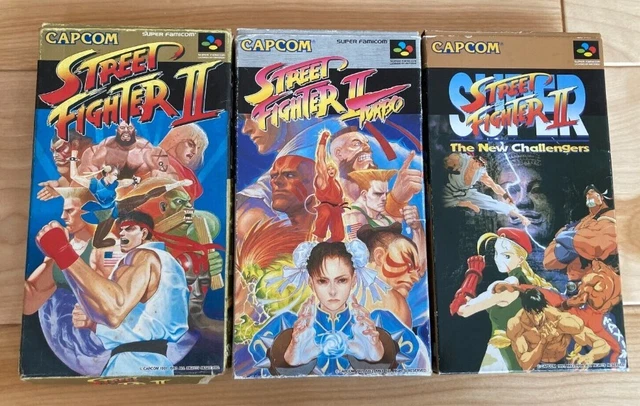 NINTENDO SUPER FAMICOM Street Fighter II Super Turbo Set Japan SFC SNES mit Box EUR 75,76 ...