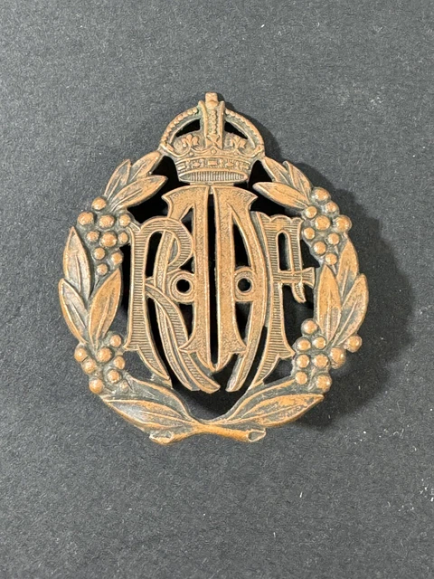 WW2 ROYAL AUSTRALIAN Air Force Cap Badge RAAF £20.00 - PicClick UK