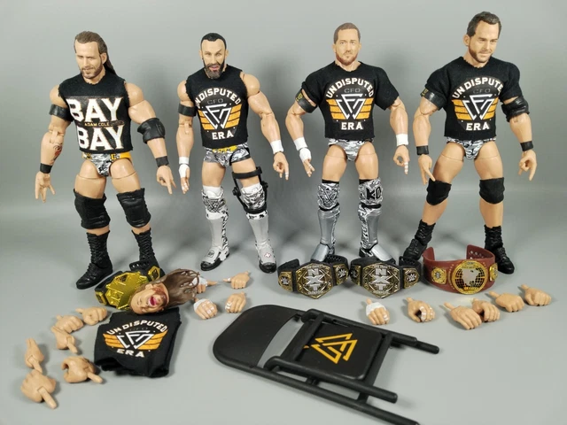 MATTEL WWE ELITE Wrestling Figures Custom Undisputed Era Adam Cole War ...