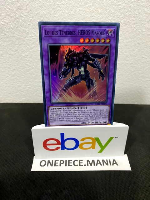 YU-GI-OH! LOI DES Ténèbres, HÉROS Masqué RA01-FR025 Super Rare EUR 1,00 - PicClick FR
