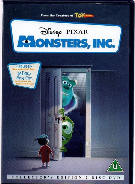 MONSTERS, INC. (DISNEY : Pixar 2 disc collector's edition DVD, 2002) £3 ...