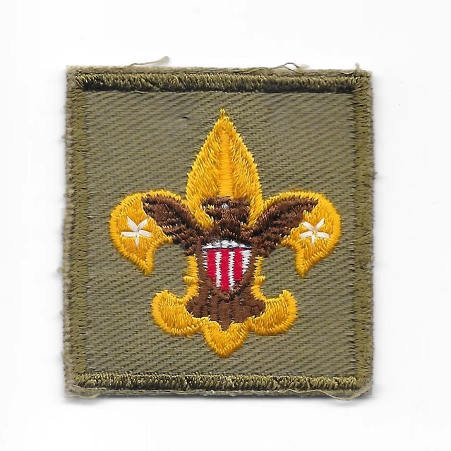 PATCH TENDERFOOT RANK 1955-1964 TFB-1-5-02 Gum Back Boy Scouts of ...