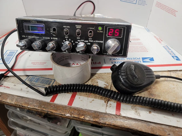 HAM RADIO GALAXY Dx 77Hml Am Fm Ssb W/ Road King Mic $237.93 - PicClick CA