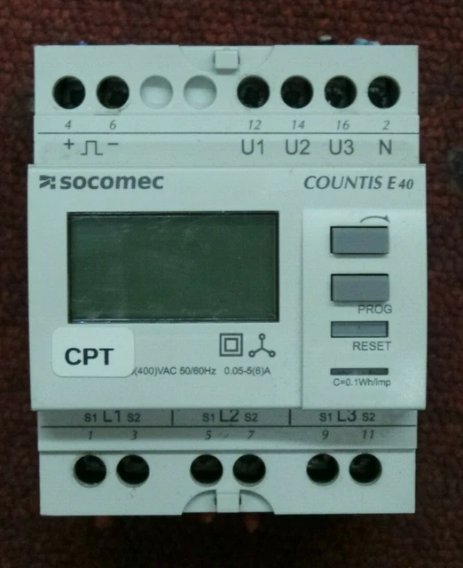 COMPTEUR D'ÉNERGIE SOCOMEC Countis E40 EUR 139,00 - PicClick FR
