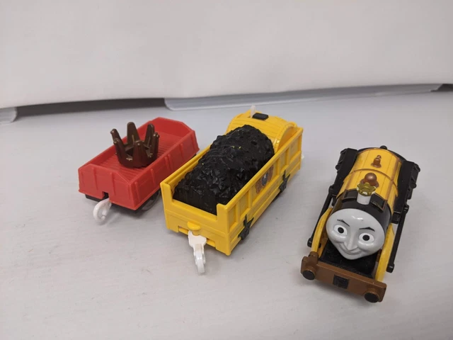 THOMAS & FRIENDS Trackmaster Stephen & Tender Motorized Engine TOMY ...