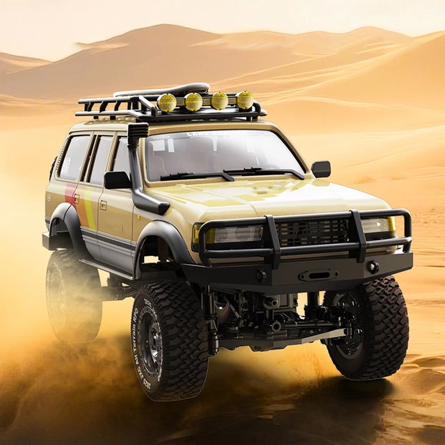 JXC 1/10 FCX10 RC Crawler Land Cruiser LC80 Licensed 4WD Metal RC Rock ...