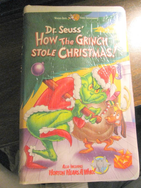NEW! DR. SEUSS' HOW the GRINCH STOLE CHRISTMAS VHS, FREE SHIPPING £7.62 ...