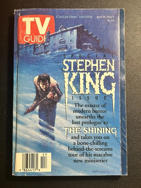 TV GUIDE 1997 Stephen King Issue Bernie Wrightson Art Cover & Inside CE ...