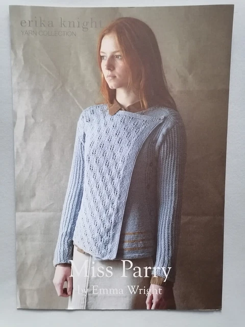 LADIES' CROSSOVER JACKET, Miss Parry, 81-106cm, 8ply - ERIKA KNIGHT £3. ...