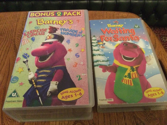 BARNEY'S EXERCISE CIRCUS Parade & Numbers Two Pack And Waiting For ...