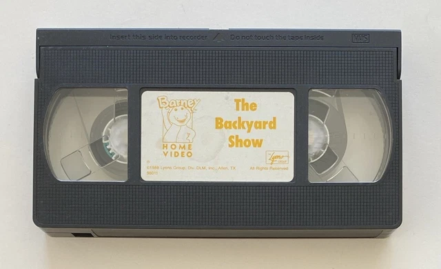 BARNEY THE BACKYARD Show (VHS, 1988) £14.45 - PicClick UK