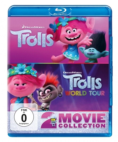 TROLLS & TROLLS World Tour-2-Movie Collection - 2 Blu-Ray Neu EUR 37,99 ...