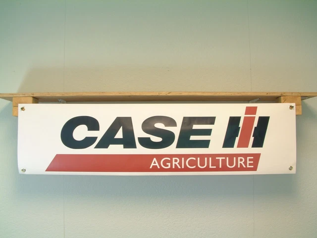 CASE AGRICULTURE BANNER Tractor shed Workshop pvc Sign £14.90 - PicClick UK