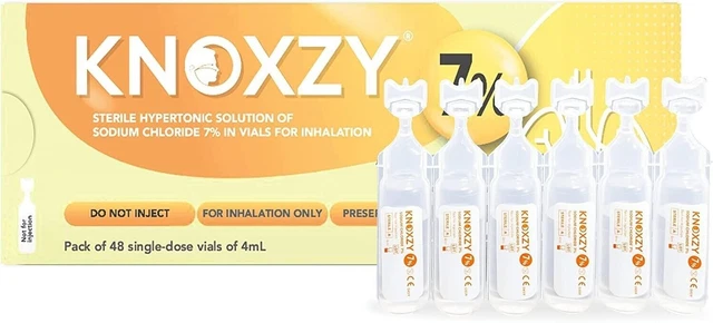 7% SODIUM CHLORIDE NaCl Sterile Hypertonic Inhalation Saline Solution ...