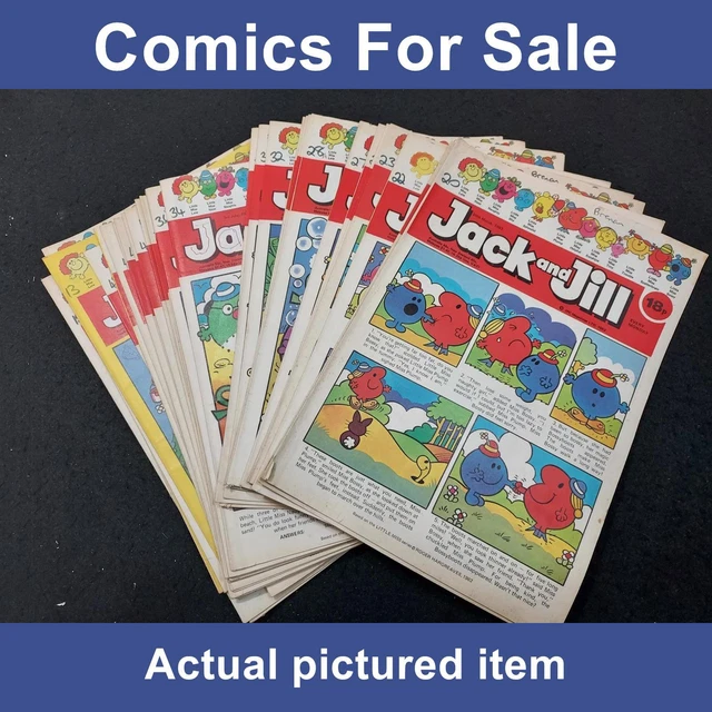 JACK AND JILL comics 1982 - 34 issue bundle / job lot - UK IPC (LOT ...