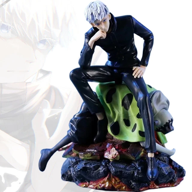 JUJUTSU KAISEN SATORU Gojo Statue Gojo Sensei Sitting Ver. Anime Figure ...