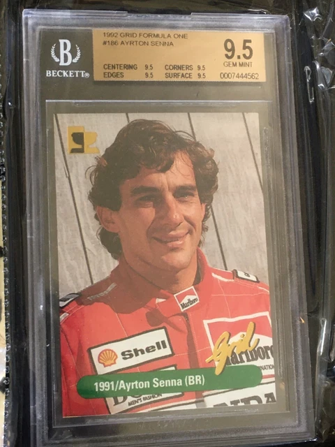 1992 AYRTON SENNA Grid Formula One card $1,500.00 - PicClick AU