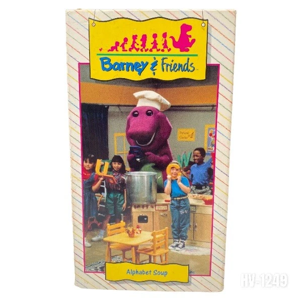 VINTAGE BARNEY & Friends VHS Alphabet Soup 1992 Time Life Video ...