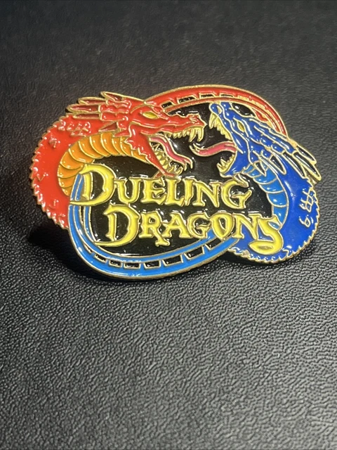 RARE UNIVERSAL STUDIOS Theme Park Dueling Dragons Collectible Pin 2002 ...