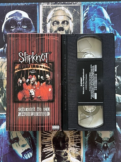 SLIPKNOT VHS WELCOME To Our Neighborhood Tape OOP 90s Y2K 2000s Nu ...
