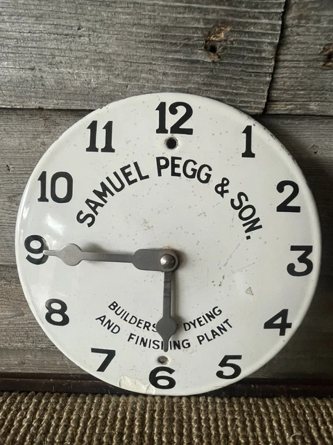 VINTAGE PORCELAIN ADVERTISING Sign Porcelain Clock Face Sign $150.00 ...