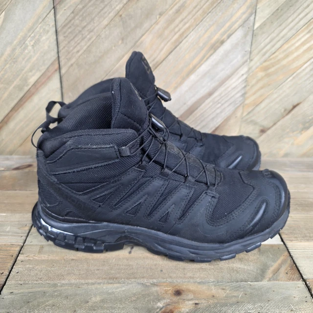 SALOMON XA FORCES Mid Mens Tactical Combat Boot Size 10 Triple Black ...
