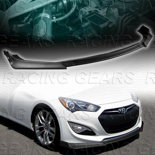 KS-STYLE MATT BLACK Front Bumper Body Kit Lip Fit 13-16 Hyundai Genesis ...