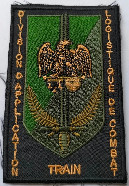 ÉCUSSON PATCH TRAIN Division d'application logistique de combat EUR 7 ...