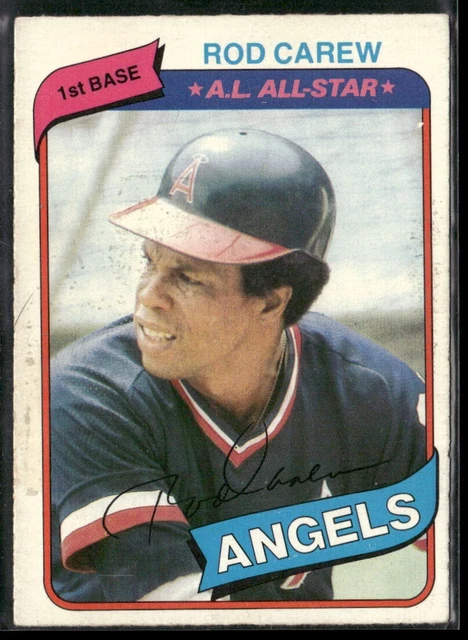 VTG 1980 O-PEE-CHEE ROD CAREW #353 California Angels OPC Baseball Card ...