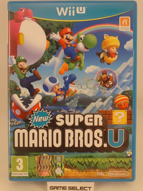 NOUVEAU SUPER MARIO Bros. U Nintendo Wii U Wiiu Pal Eng Italien ...