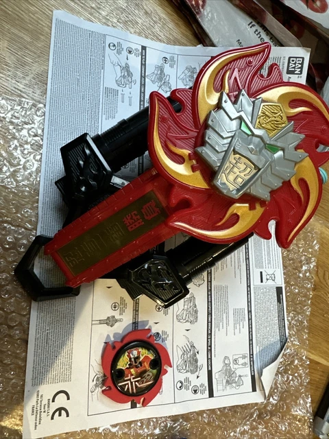 POWER RANGERS SUPER Ninja Steel Lion Fire Battle Morpher With Red Power ...