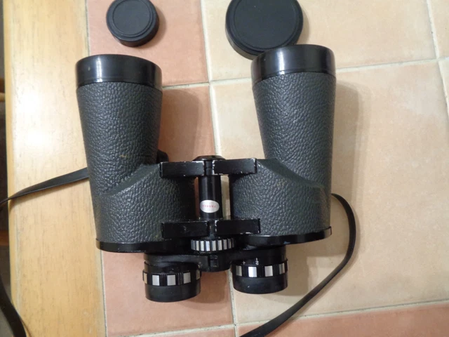 VINTAGE COMMODORE 12X50 Wide Angle Binoculars, 314ft at 1000yds, Hard ...