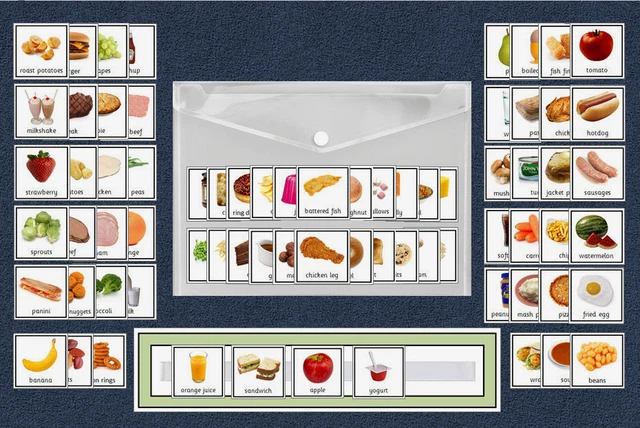 FOOD / MEAL Planner - Visual Timetable / Routine / Schedule - Autism ...