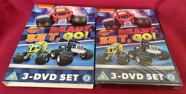 NICKELODEON ~ BLAZE & The Monster Machines READY SET GO ~ 3 DVD Set ...
