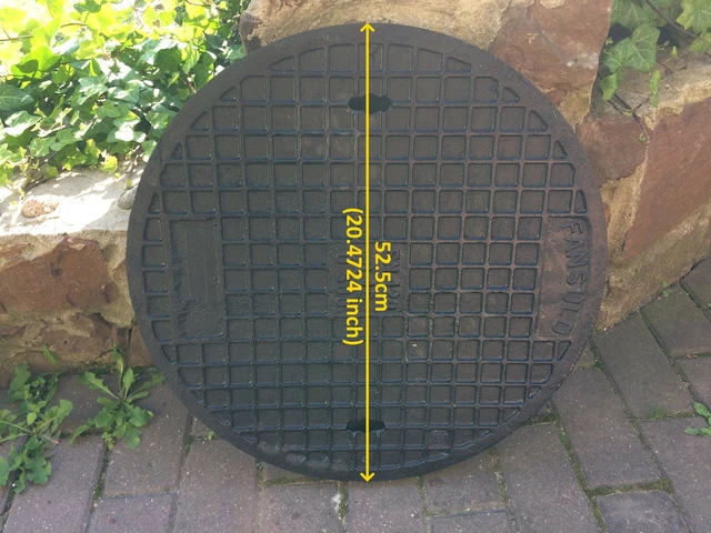 INSPECTION CHAMBER COVER Round Manhole Drain Cover Underground Drainage ...