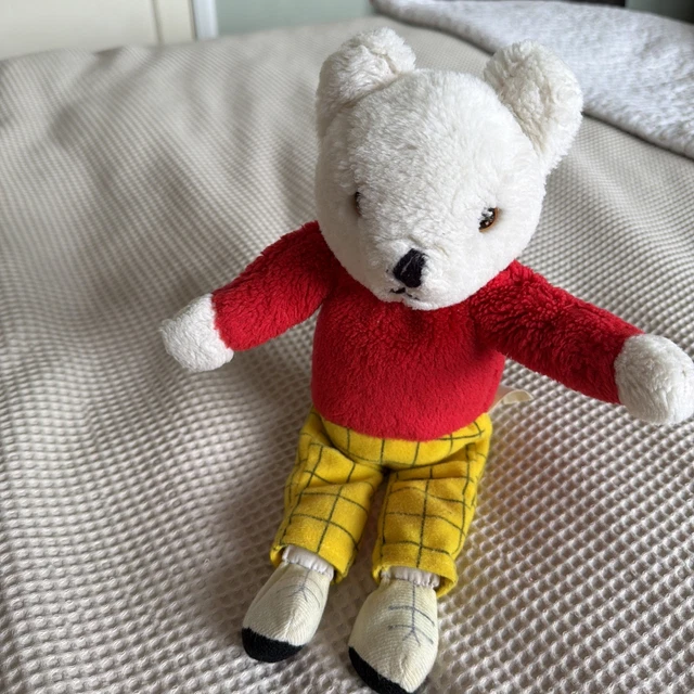 GROVE INTERNATIONAL RUPERT the Bear Soft Plush Toy Vintage Collectible ...