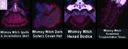 ROYALE HIGH WHIMSY witch bodice £8.00 - PicClick UK