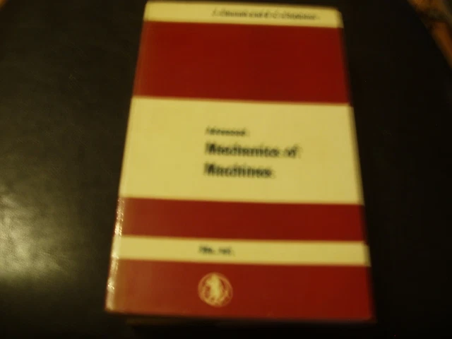 ADVANCED MECHANICS OF Machines by J.Hannah and R.C.Stephens (paperback ...
