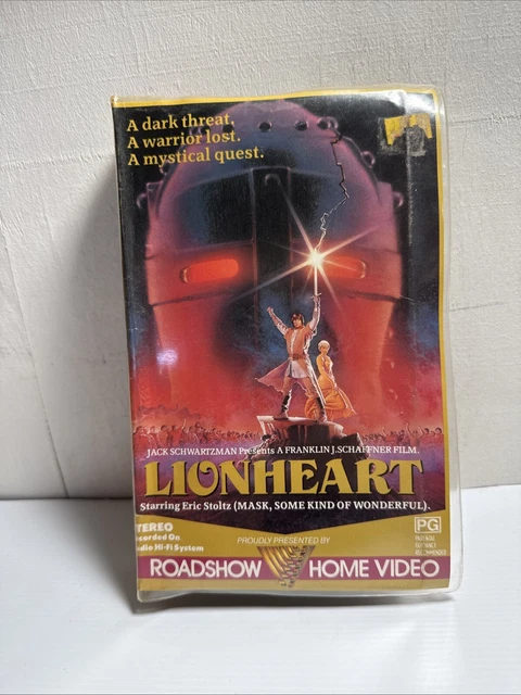 LIONHEART 1987 VHS Video Tape Clamshell Vintage Roadshow $15.00 ...