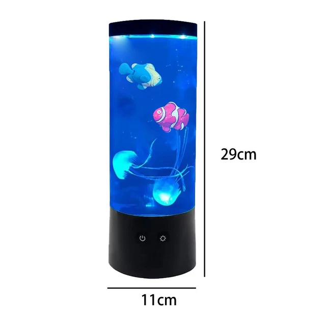 JELLYFISH LAMP FANTASY Relax Mood Light for Bedroom Birthday £22.74 ...