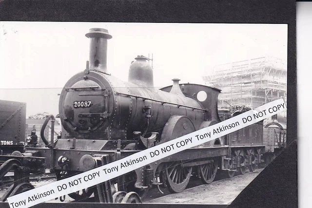 LMS - Ex Midland Railway - 2-4-0 - No. 20087 @ Derby - Photo #13863 £1. ...