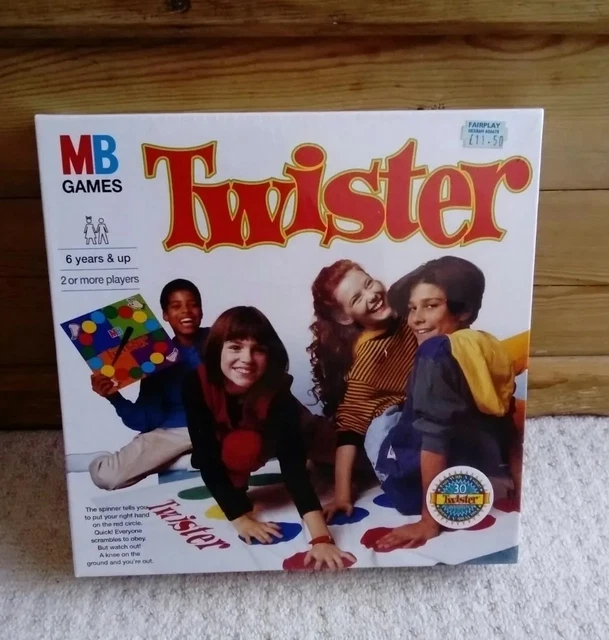 VINTAGE TWISTER 1996 Family Board Game MB Games 30 Years *NEW SEALED* £ ...